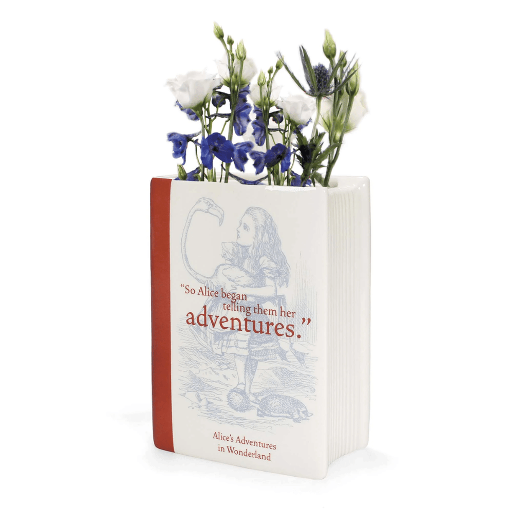 Alice in Wonderland Book Vase | Literary Ceramic Gift
