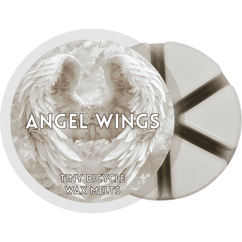 Heavenly Tiny Bicycle Angel Wings Segment Wax Melt