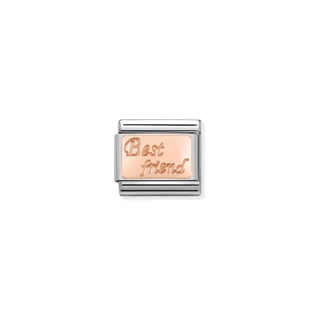 Best Friend Rose Gold Classic Link – Nomination Charm