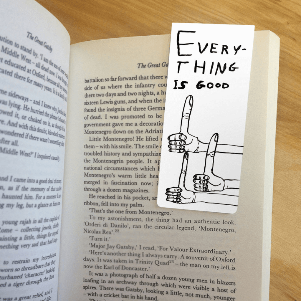 Magnetic Bookmark “Everything Is Good” – David Shrigley Gift