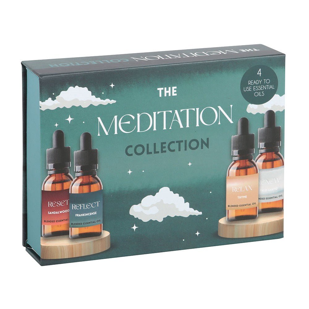Essential Oil Set - The Meditation Collection - Calming Aromatherapy ...