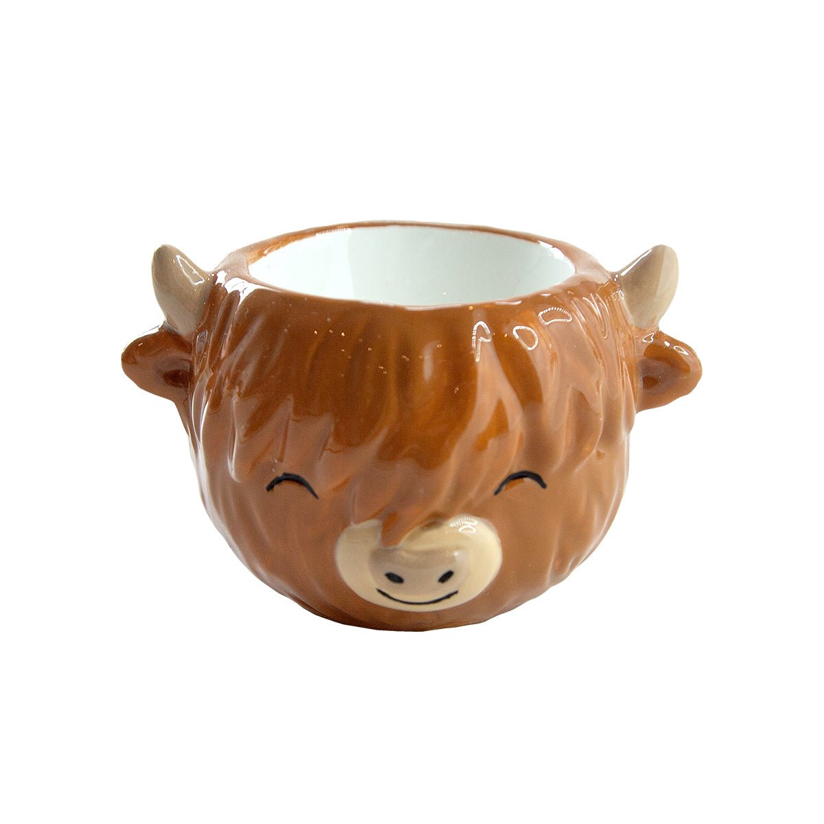 Sass and Belle Highland Cow Egg Cup – Cute Farmhouse Tableware