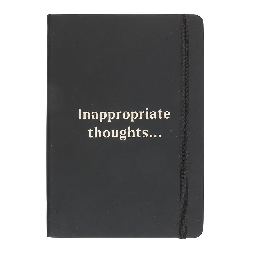 Inappropriate Thoughts A5 Notebook - Fun Cheeky Stationery