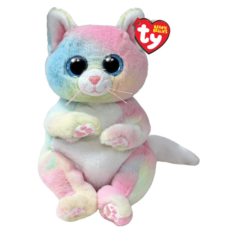 Jenni the Rainbow Cat – TY Beanie Bellies Plush