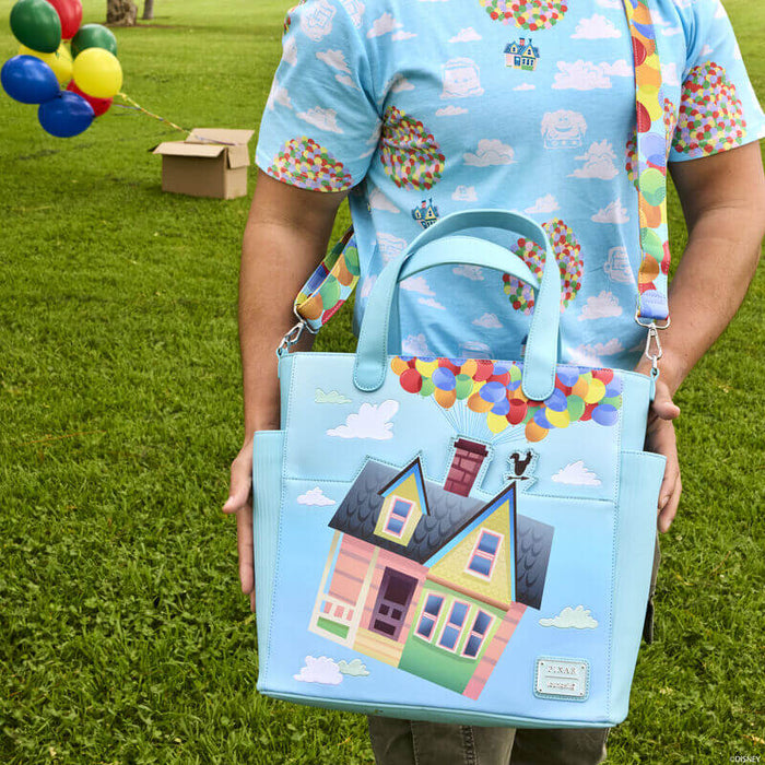 Loungefly Up 15th Anniversary Convertible Tote Bag