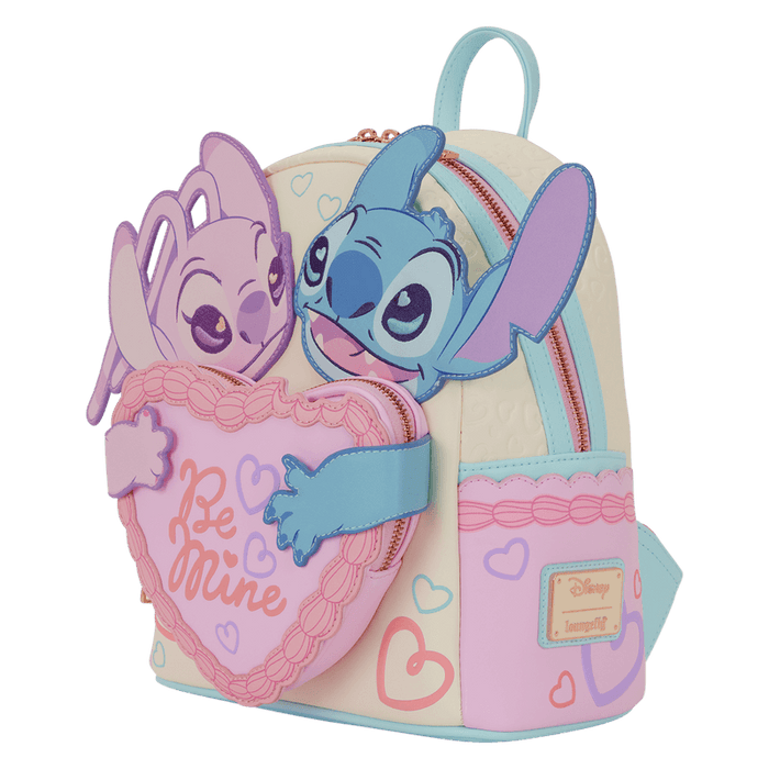 Loungefly Stitch & Angel Be Mine Mini Backpack | Loungefly Backpack