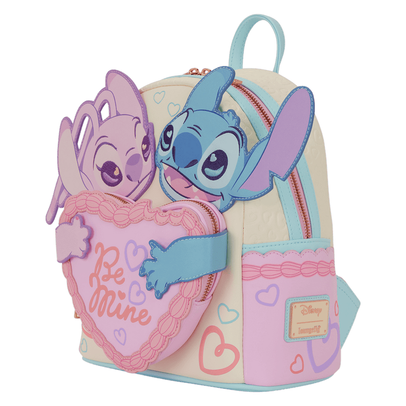 Loungefly Stitch & Angel Be Mine Mini Backpack | Loungefly Backpack
