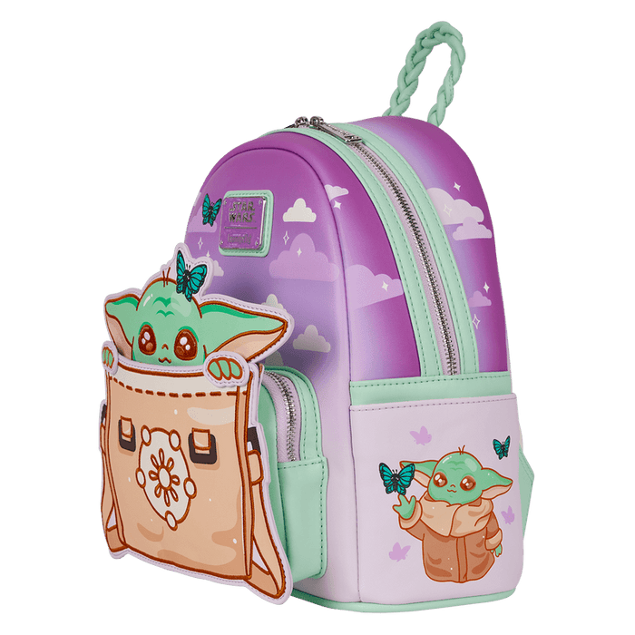 Loungefly Star Wars Grogu Butterflies Mini Backpack