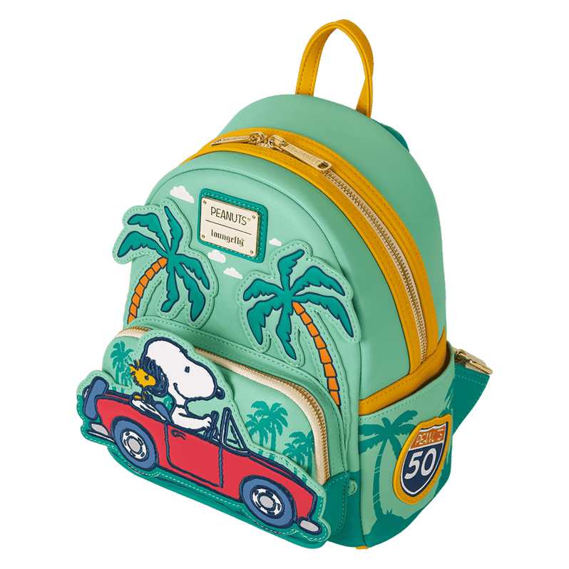 Loungefly Peanuts Snoopy Road Trip Mini Backpack | Loungefly Bags