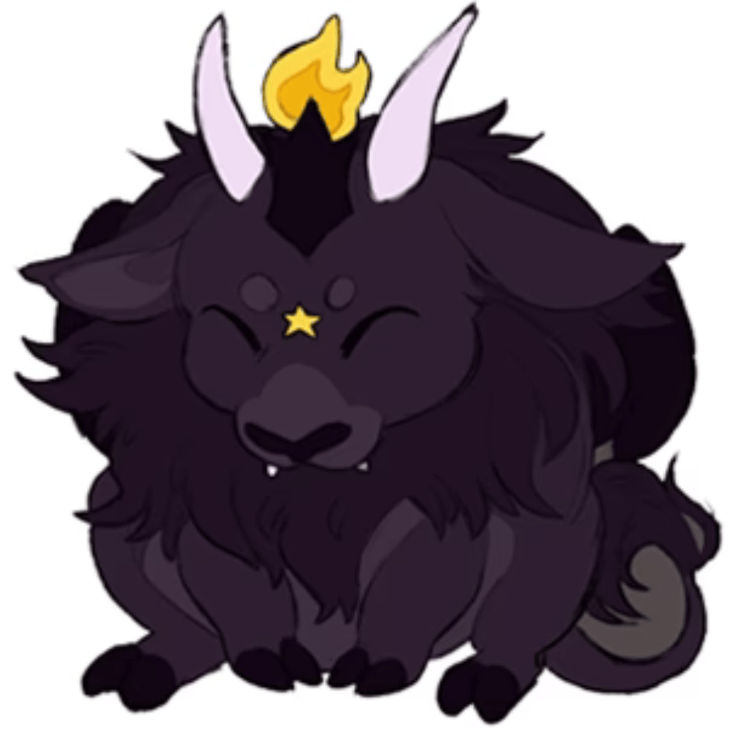 Mini Squishable Baphomet Plushie – Cute Gothic Plush Toy