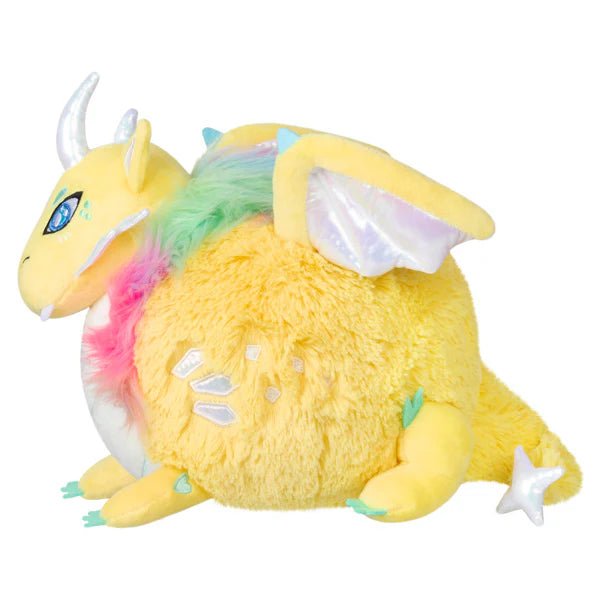 Mini Prismatic Dragon Plush – Sparkly Rainbow Fantasy Toy