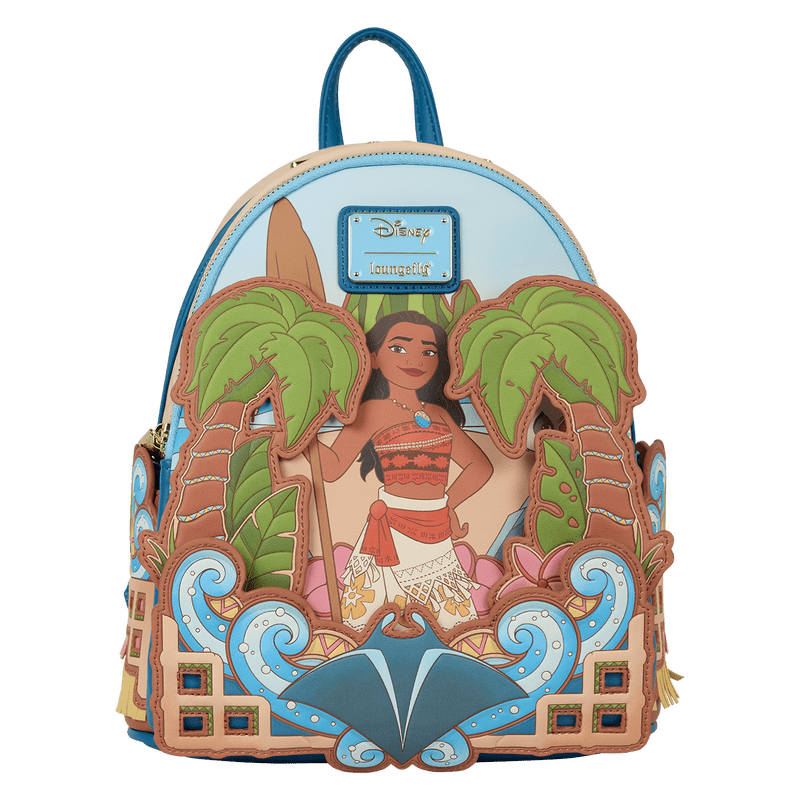 Loungefly Disney Moana Mini Backpack – Tropical Island Design
