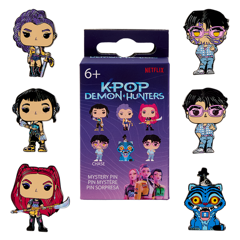 Netflix K-POP Demon Hunters Mystery Pins Blind Box