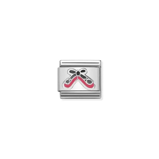 Nomination Classic Link Pink Dance Shoes Charm