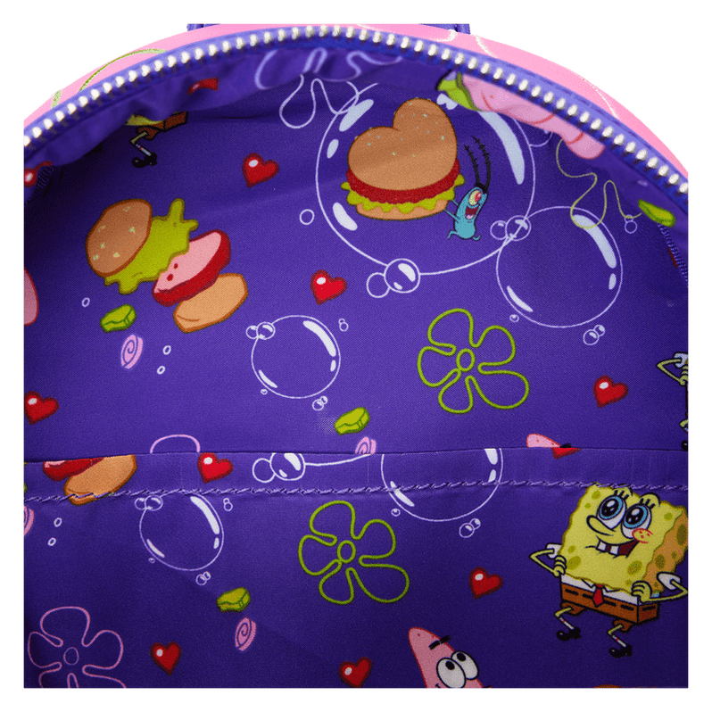 SpongeBob & Patrick Hearts Mini Backpack – Cute Cartoon Bag