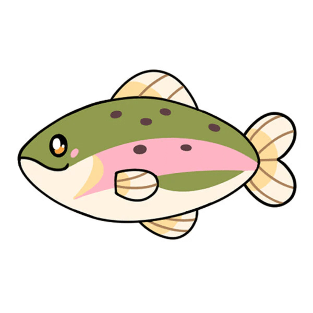 Squishable Rainbow Trout Plush Toy | Squishable