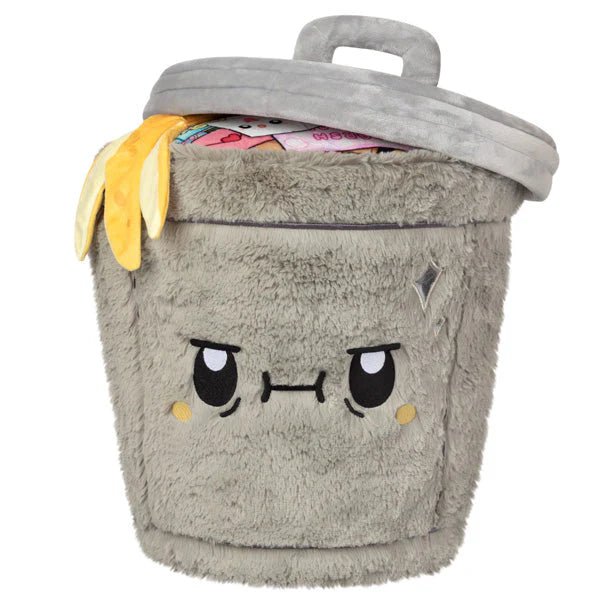 Squishable Trash Can Plushie – Funny Novelty Plush Toy