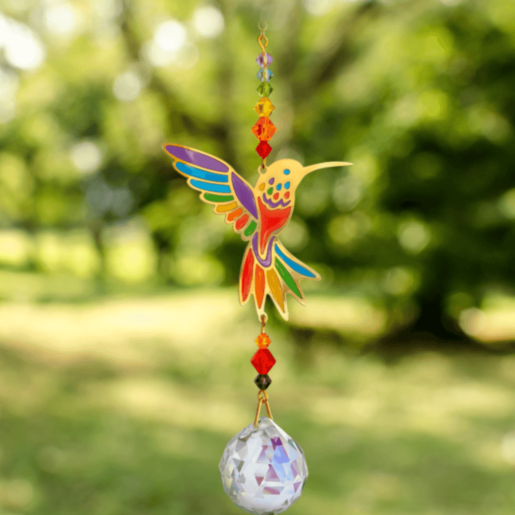 Hummingbird Rainbow Crystal Suncatcher | Wild Things Gifts