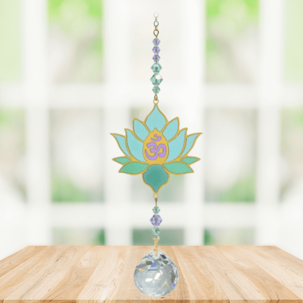 Lotus Aurora Crystal Suncatcher | Wild Things Gifts