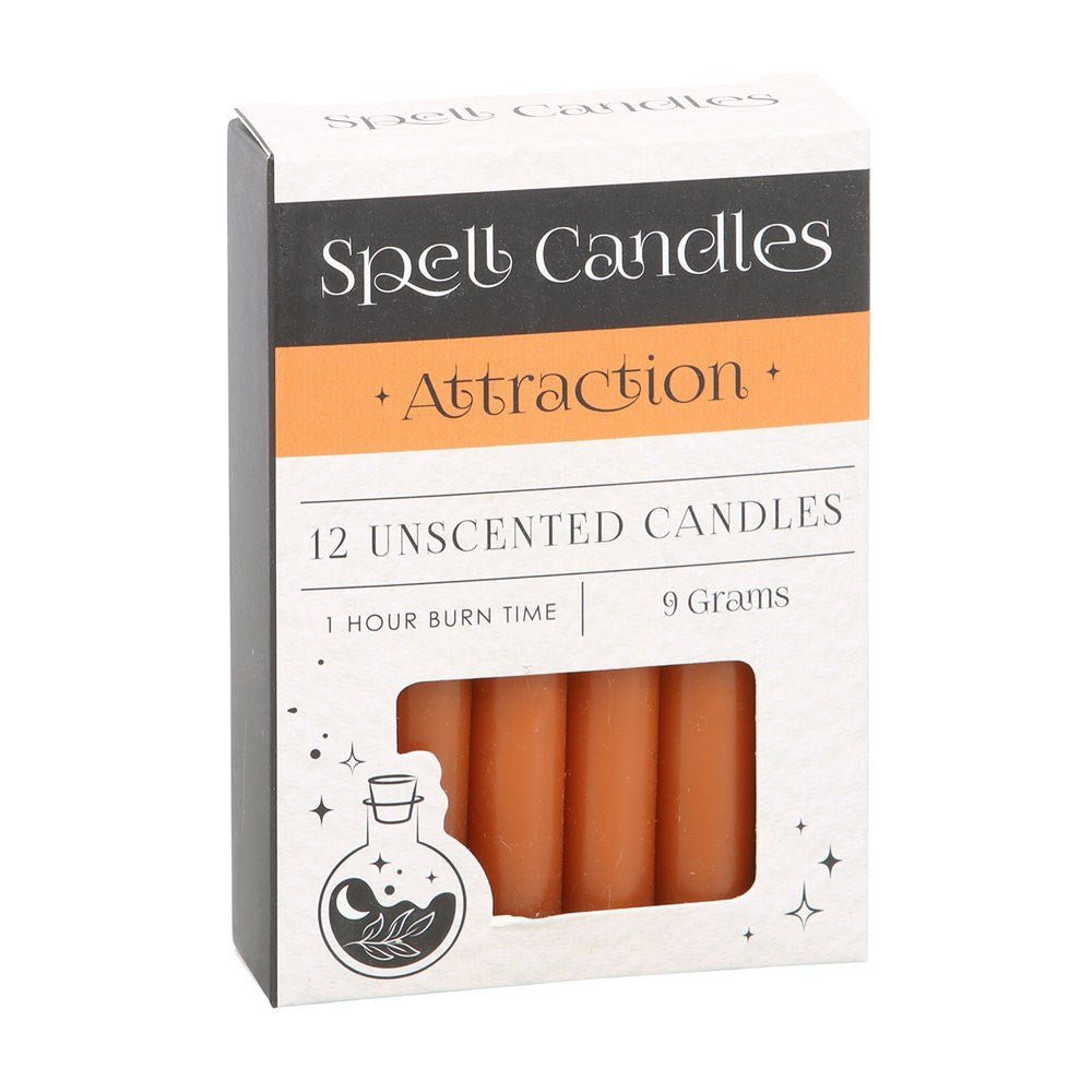 12 Attraction Spell Candles - Draw in Desires