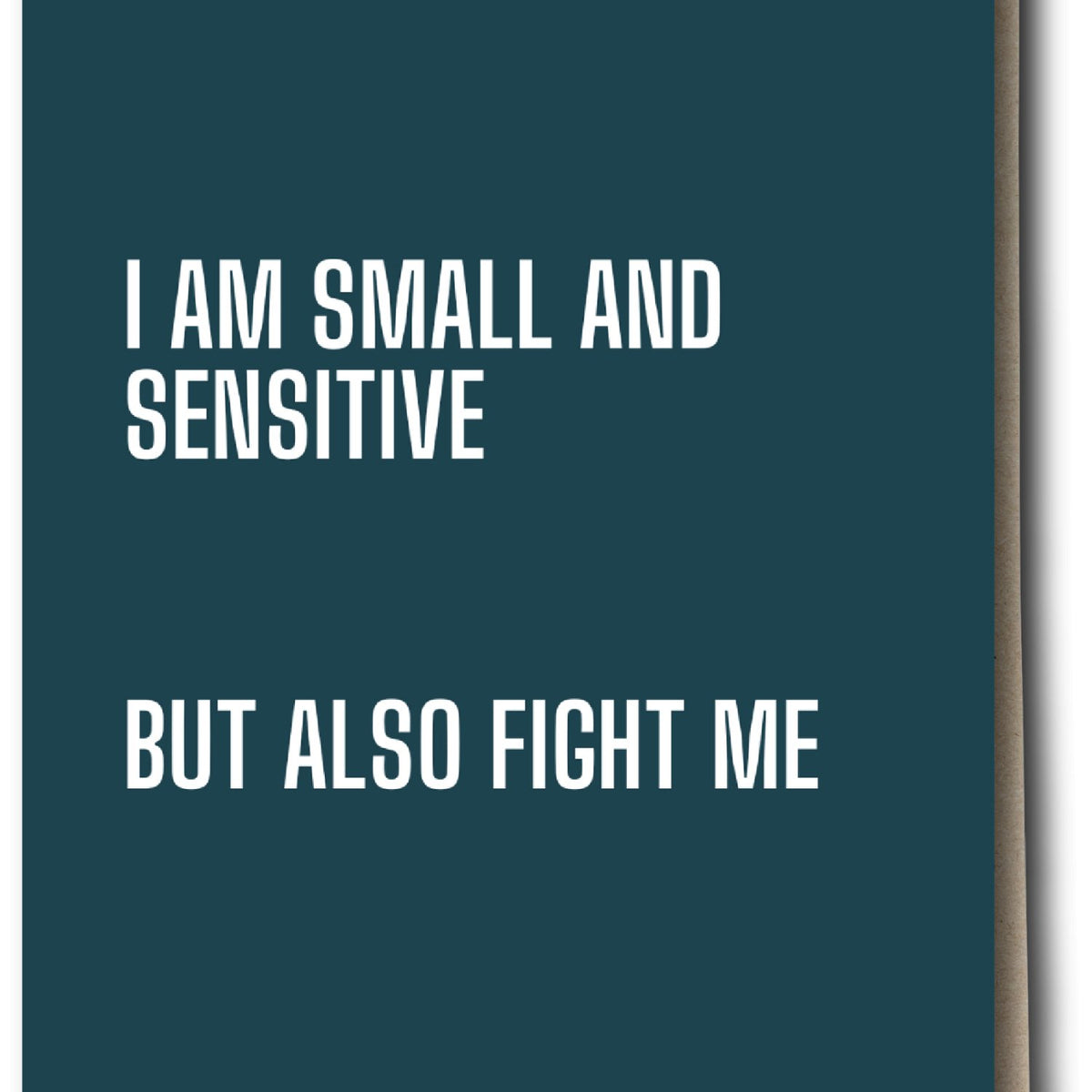 Greeting Cards: Small and Sensitive Humor