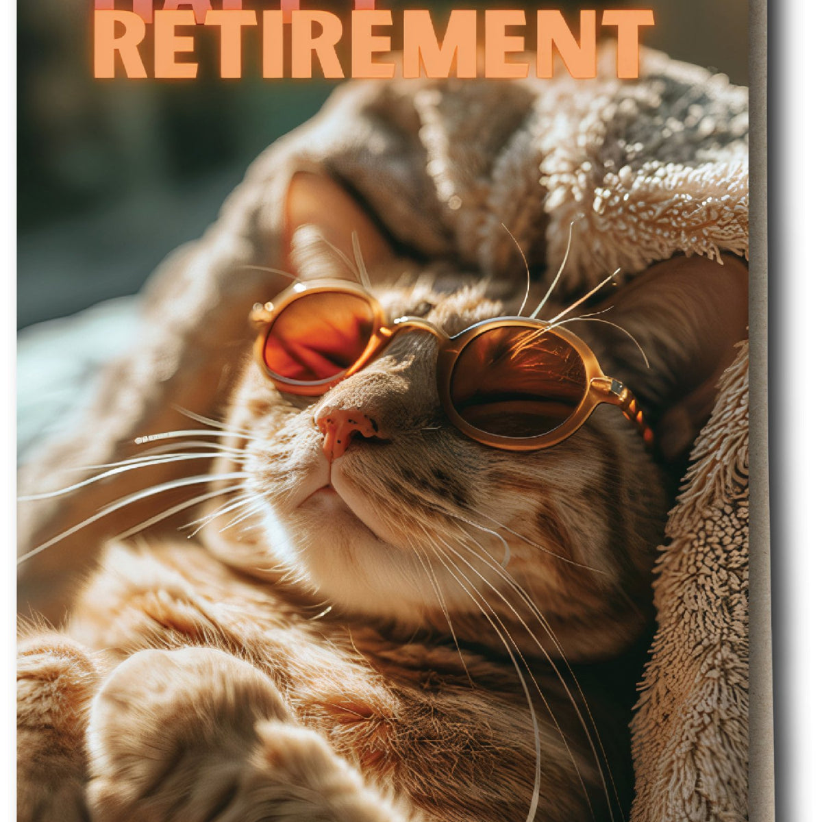 Greeting Cards: Happy Retirement Cat