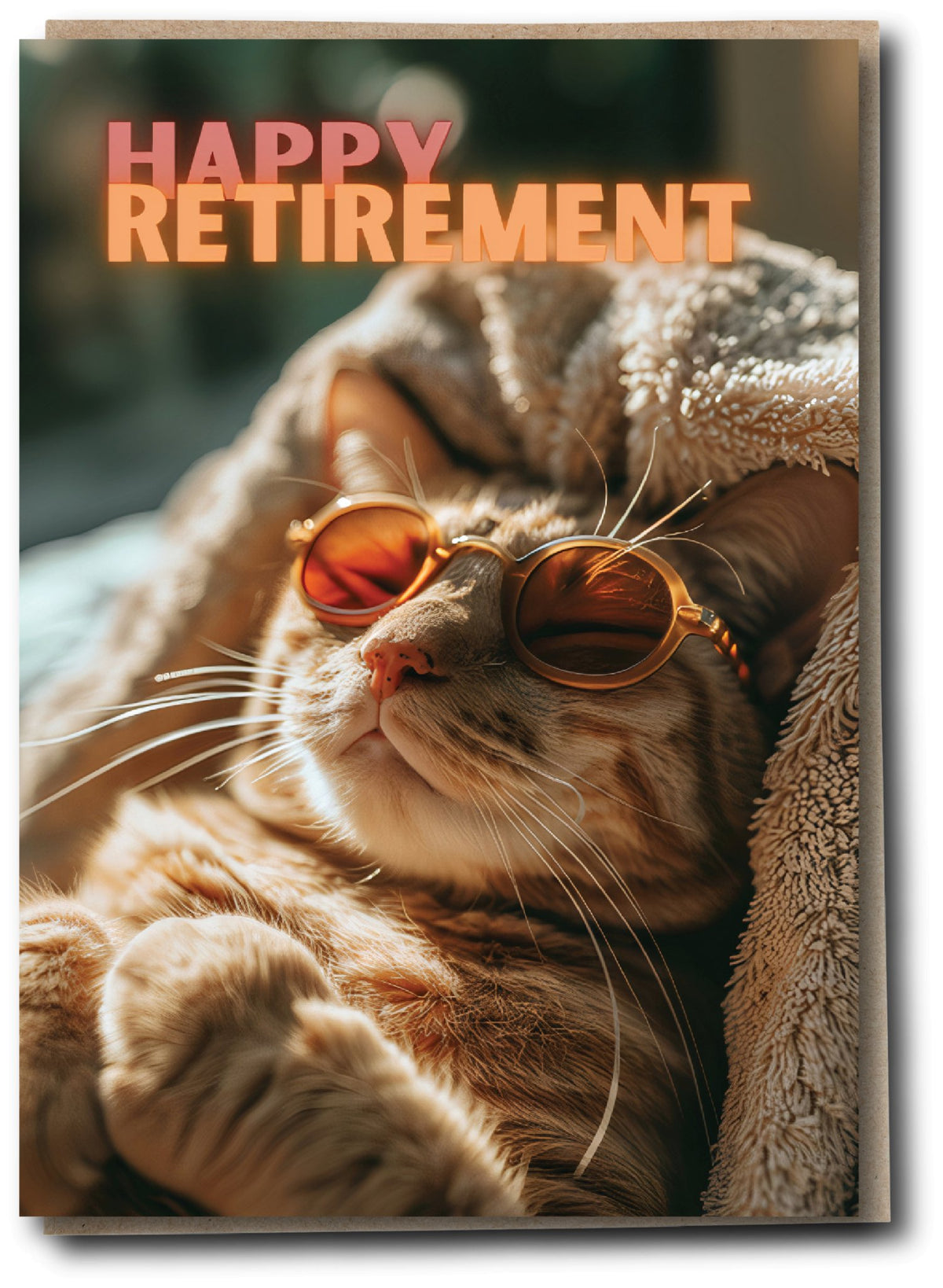 Greeting Cards: Happy Retirement Cat