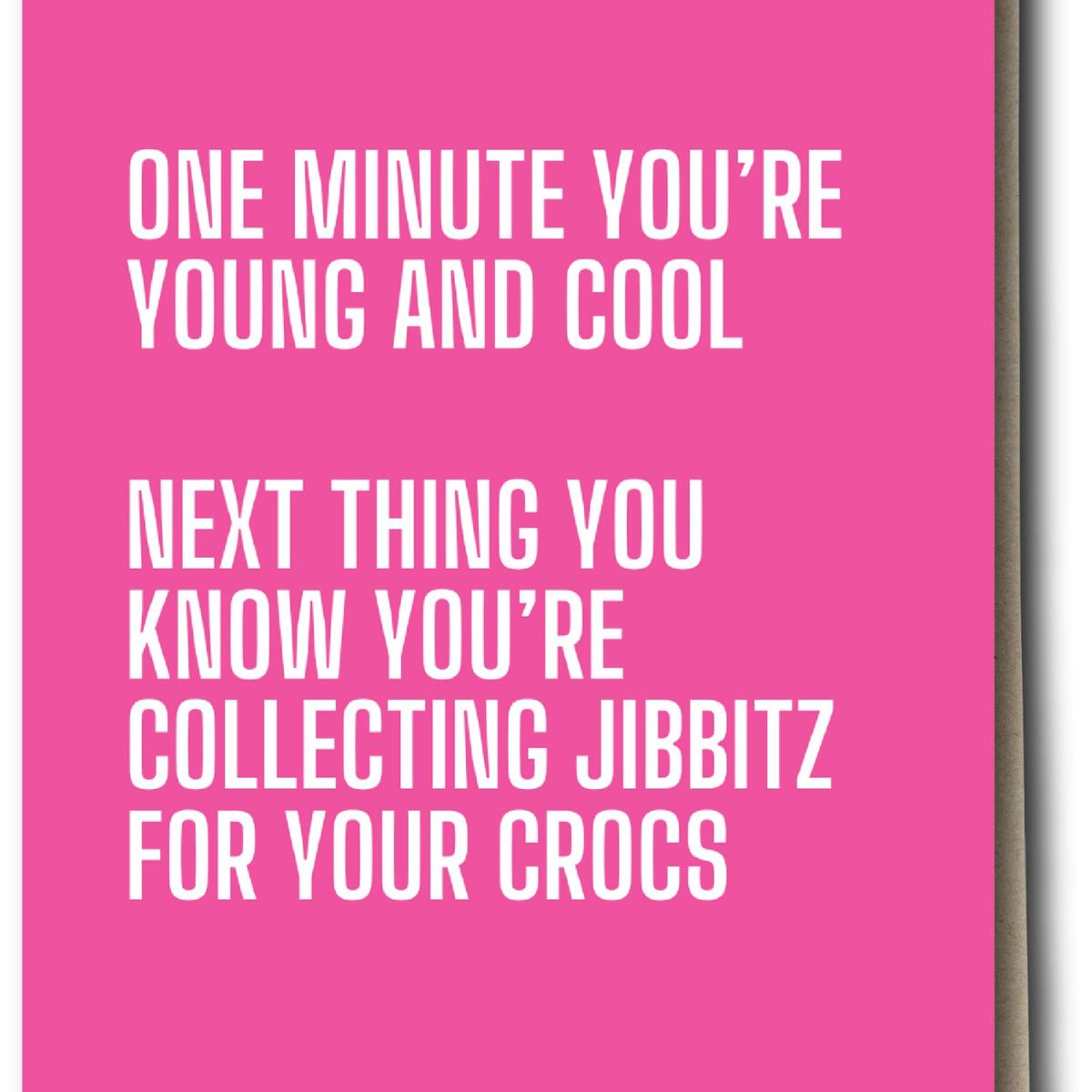 Funny Crocs Jibbitz Greeting Cards